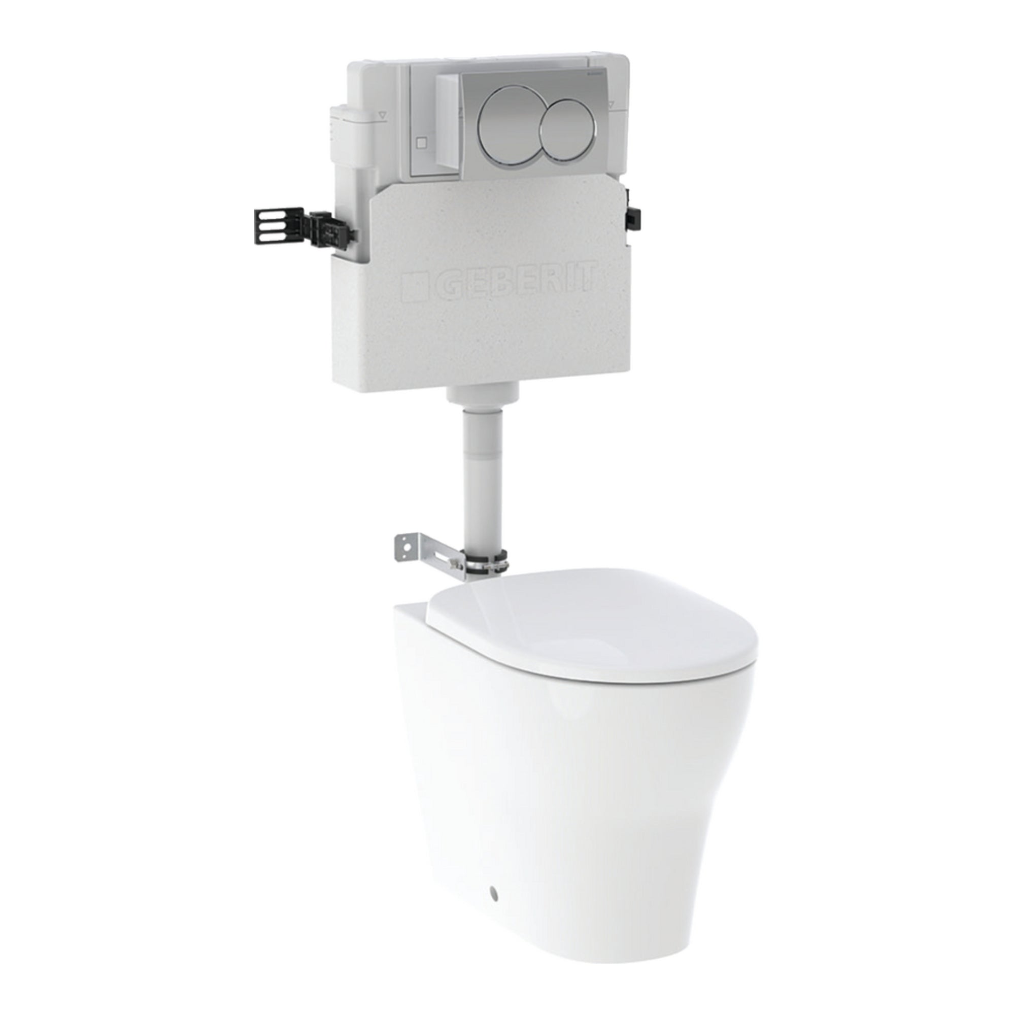 Geberit BTW 4-in-1 WC Pack with Selnova Rimless Pan – Soaque