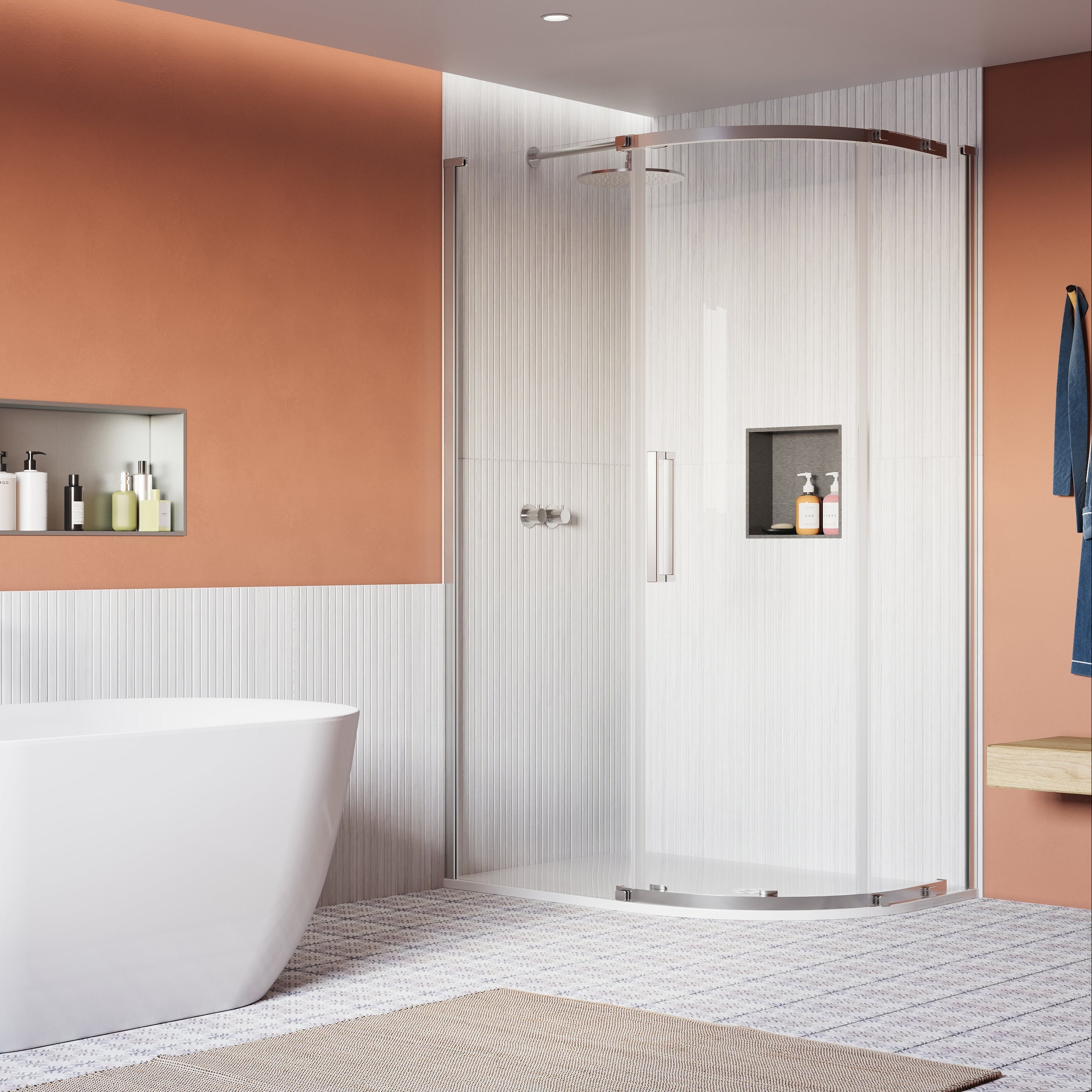 Crosswater Asura Offset Quadrant Shower Enclosure | Shop Now at Soaque