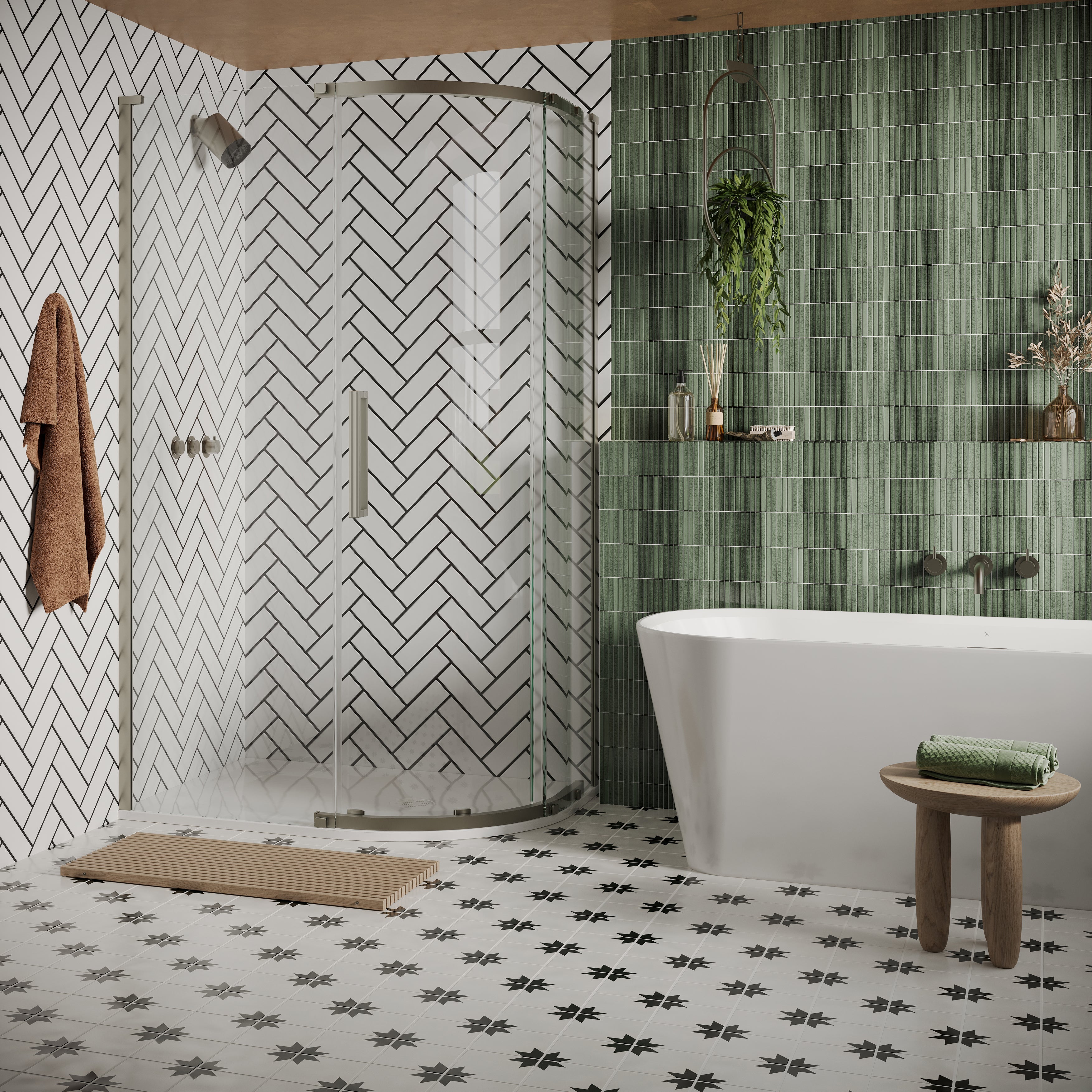 Crosswater Asura Offset Quadrant Shower Enclosure | Shop Now at Soaque