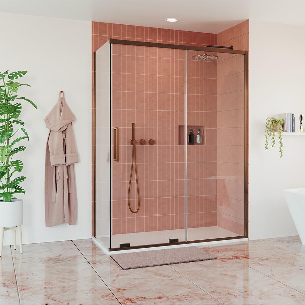 Crosswater Optix 10 Sliding Door with Side Panel | Shop Now at Soaque