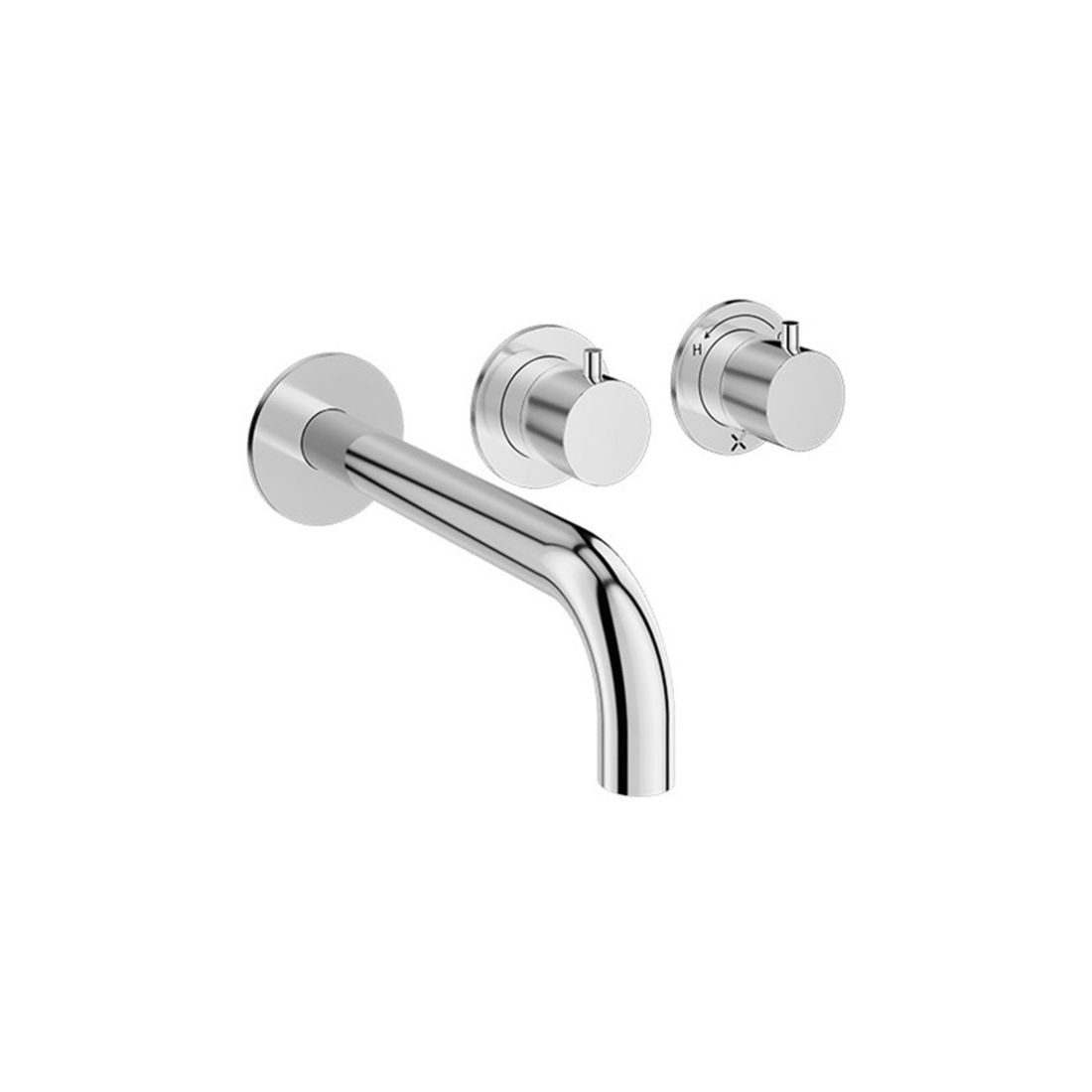 Crosswater Module MPRO 2 Handle Shower Valve with Bath Spout – Soaque