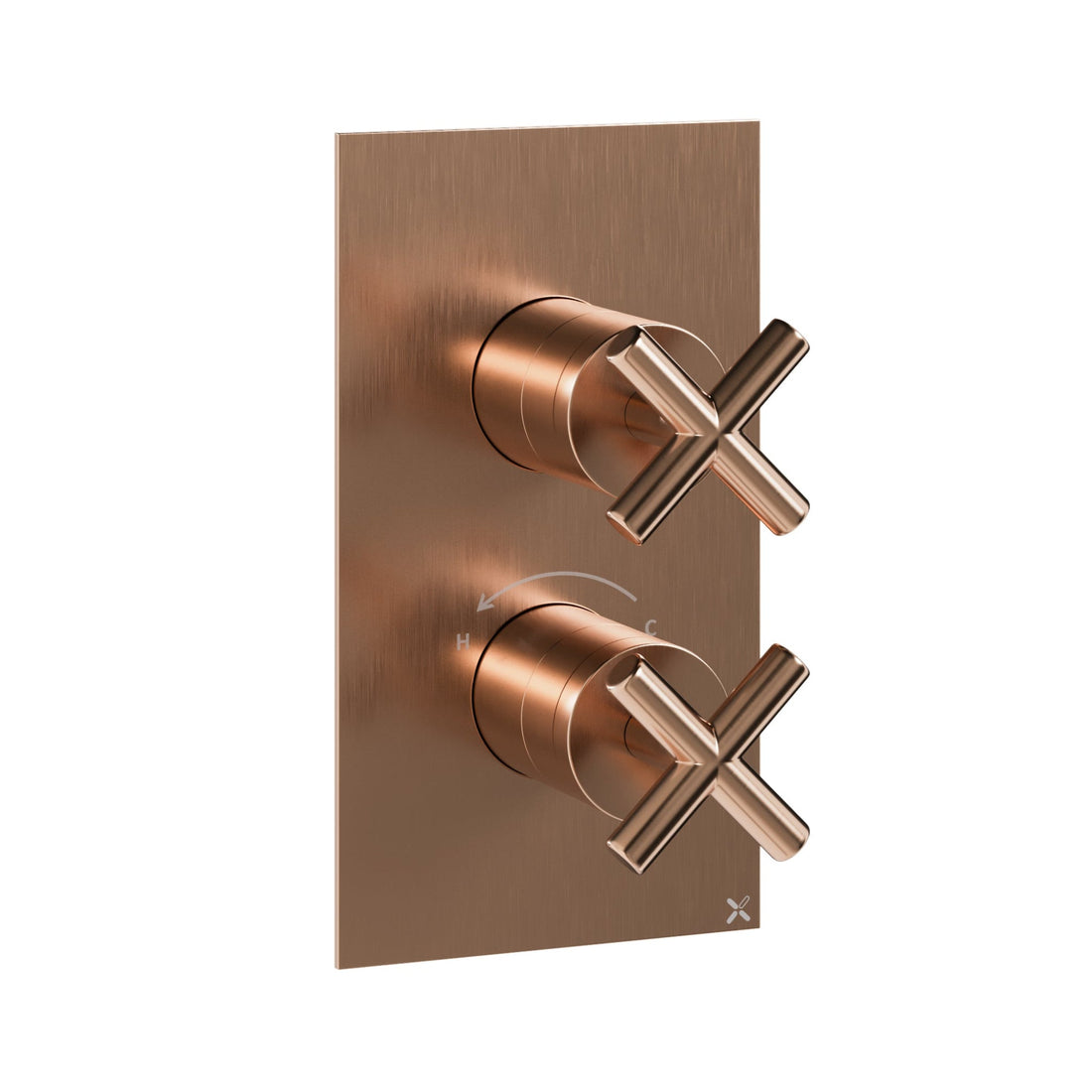 Crosswater MPRO Crosshead 1 Outlet 2 Handle Shower Valve | Shop Now ...