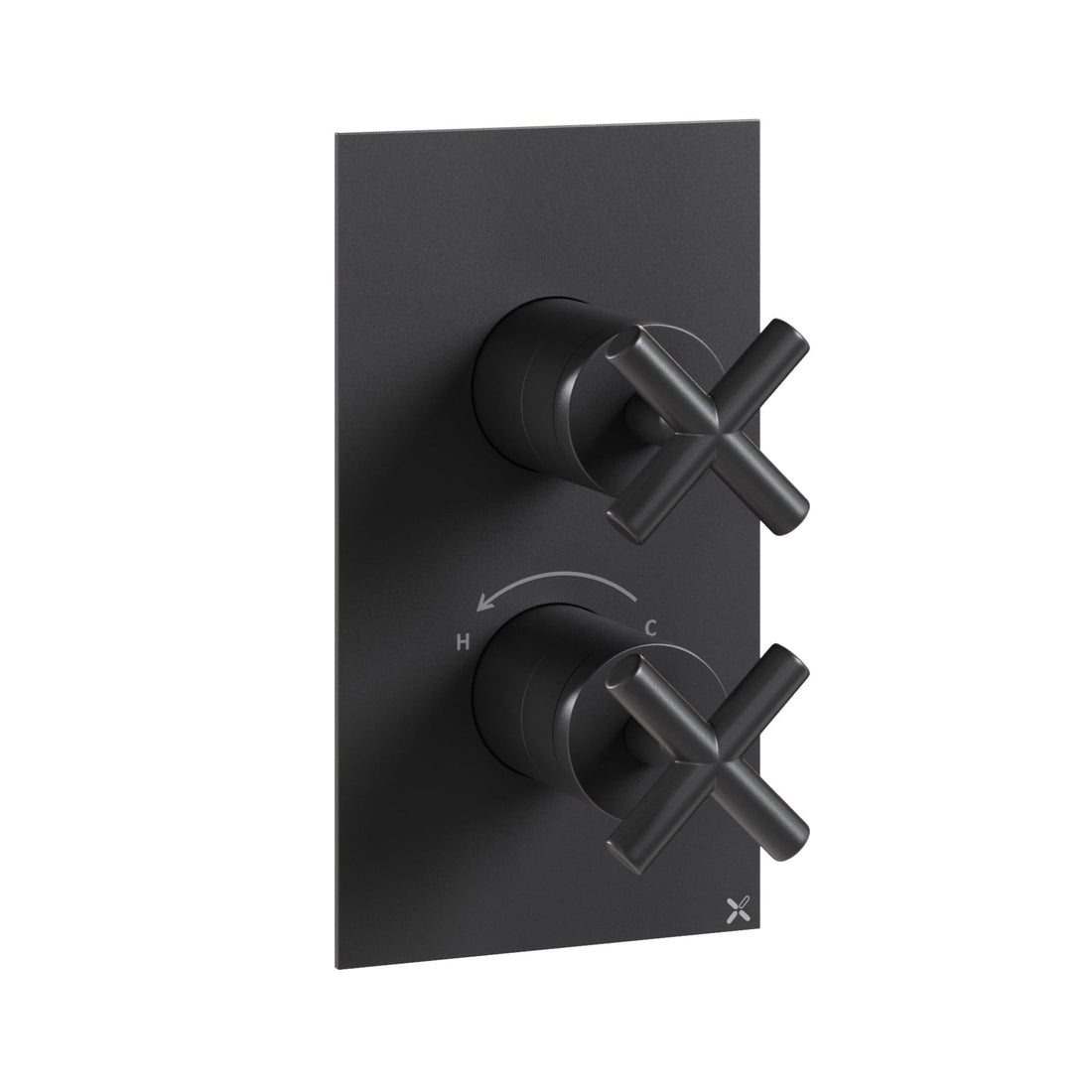 Crosswater MPRO Crosshead 1 Outlet 2 Handle Shower Valve | Shop Now ...